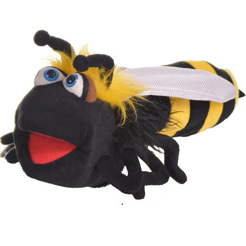 Handpop 35cm Boris de bij - Jan Monnikendam