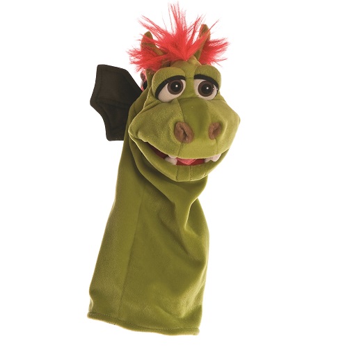 Handpop 36cm Gregor de draak - Jan Monnikendam