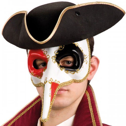 Venetiaans pestmasker met lange neus - Jan Monnikendam
